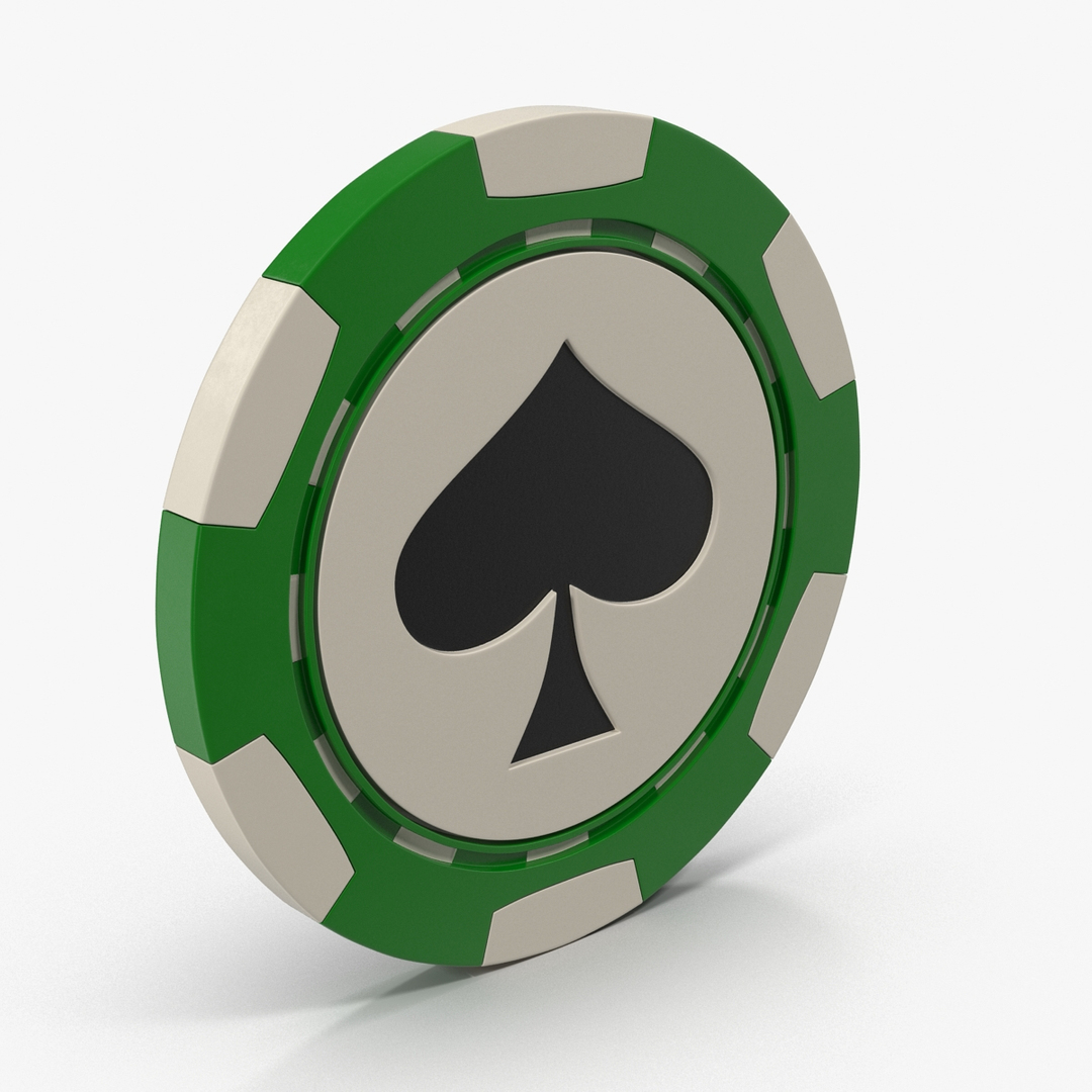 3D Spades Casino Chip - TurboSquid 1243688