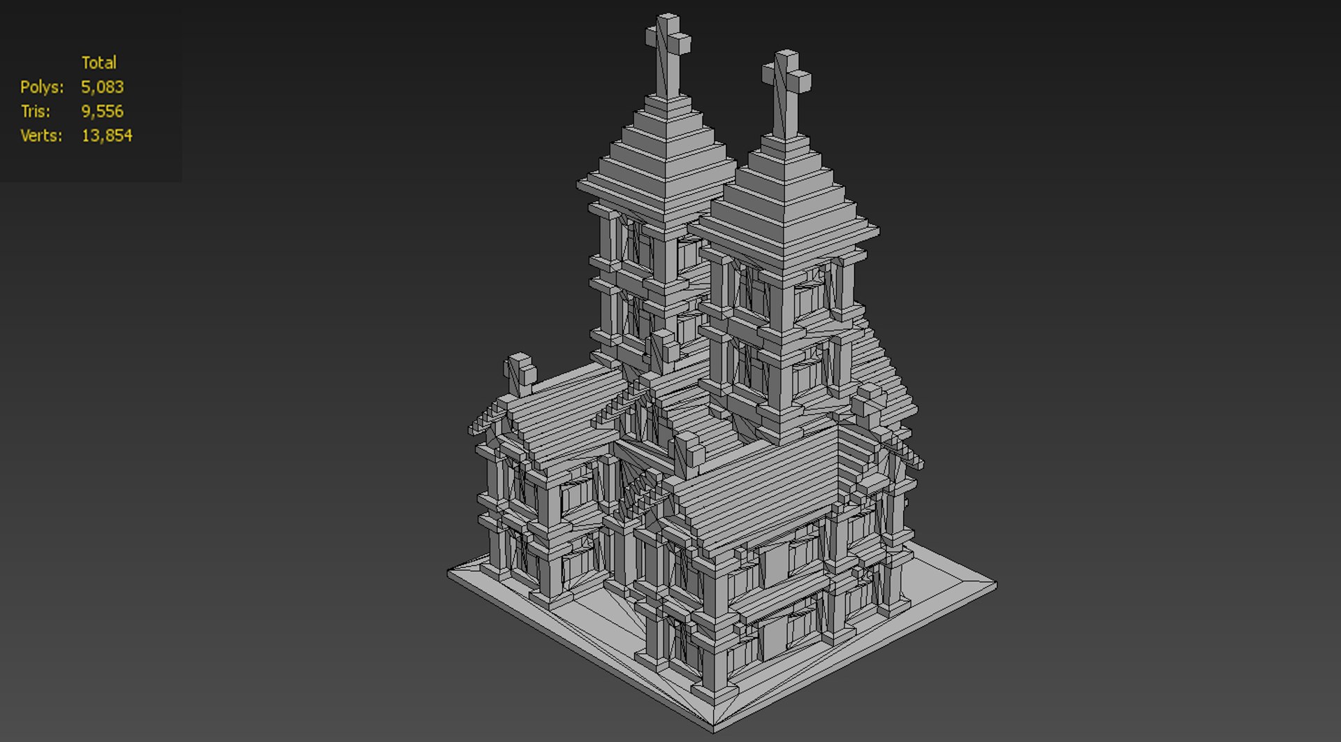 Voxel House 3D Model - TurboSquid 1352842