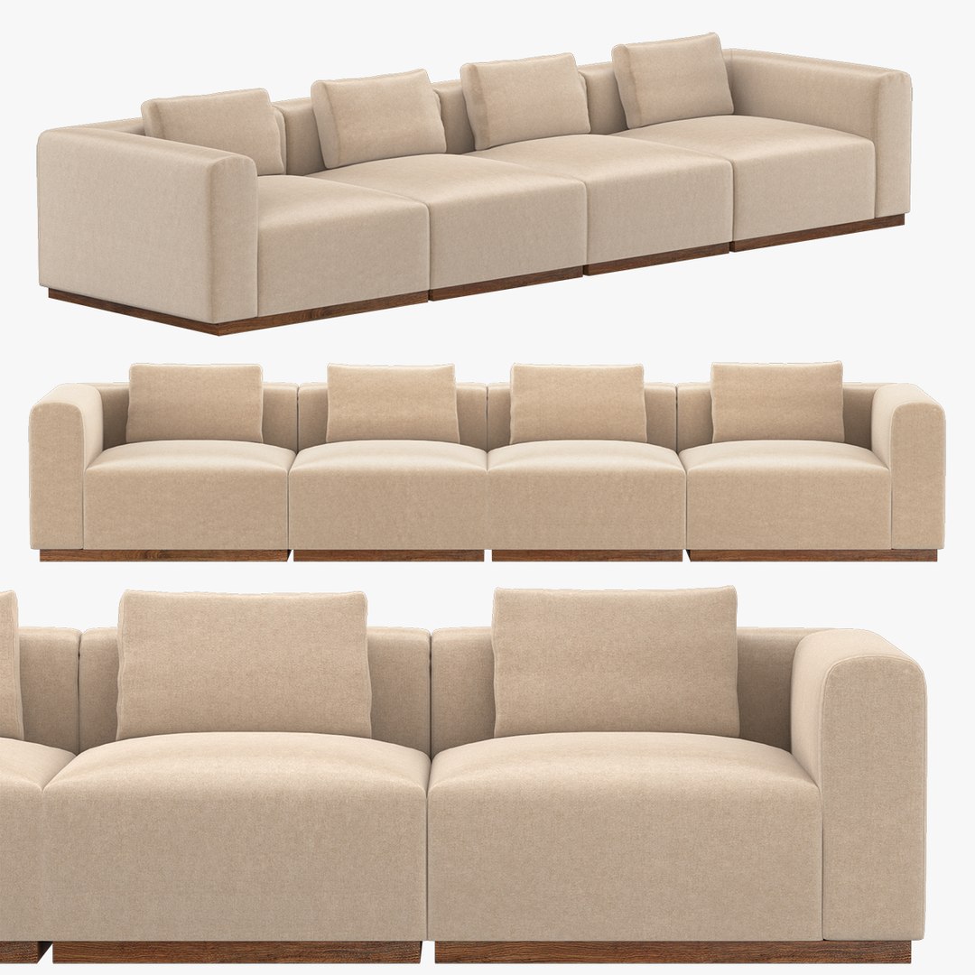 VITTORIO MODULAR SOFA 3D model - TurboSquid 1967842