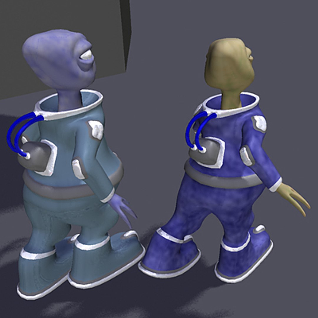 Alien Animation 3d Model