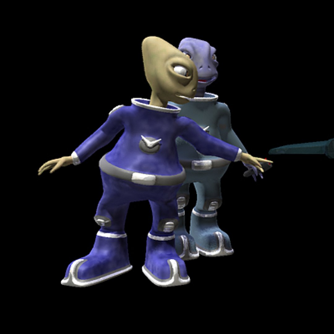 Alien Animation 3d Model