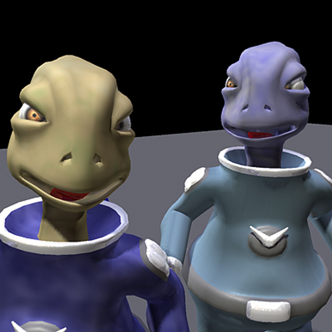 Alien Animation 3d Model