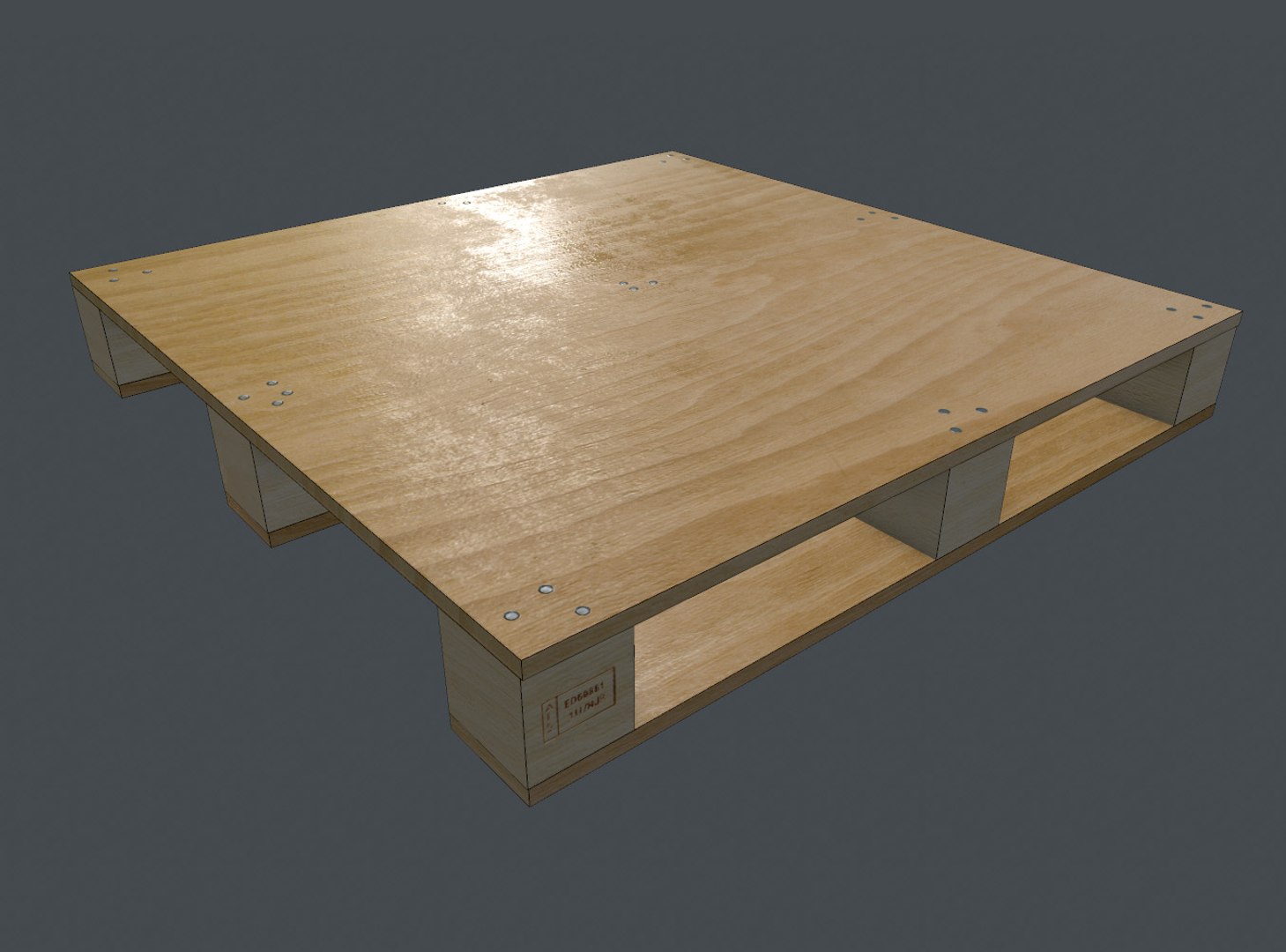 3D Wood Pallet Model - TurboSquid 1199768