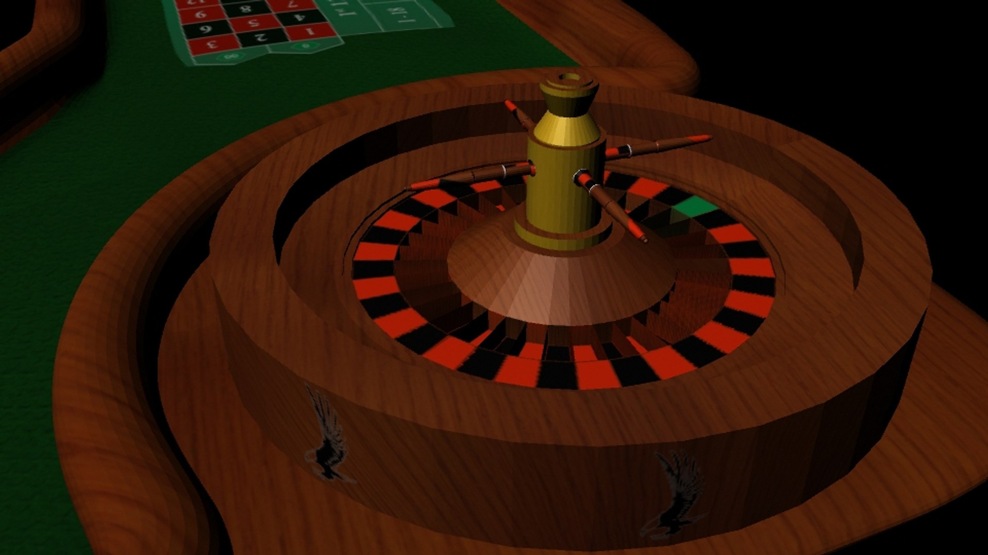 Roulette Table 3d Obj