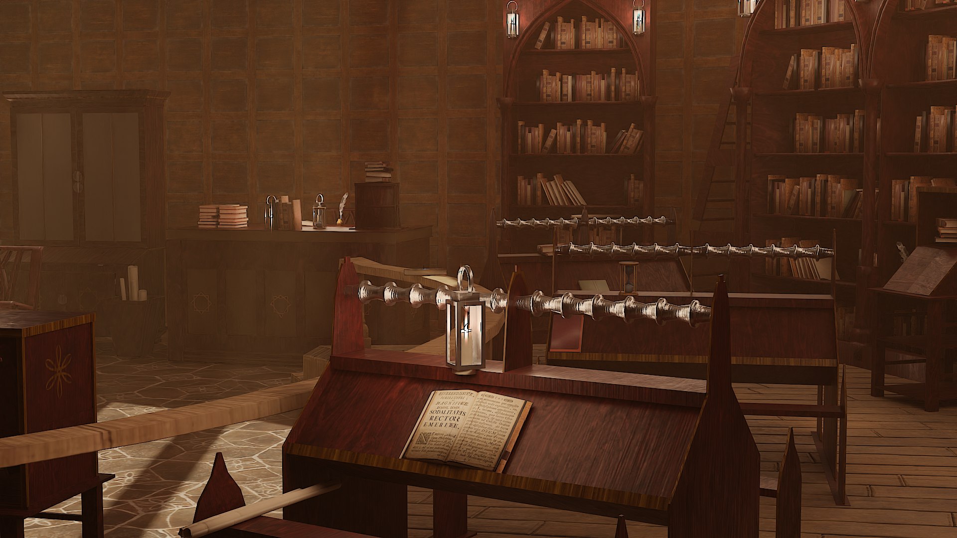 3D Medieval Library Model Pack Mocha Low-poly 3D Model - TurboSquid 1771373