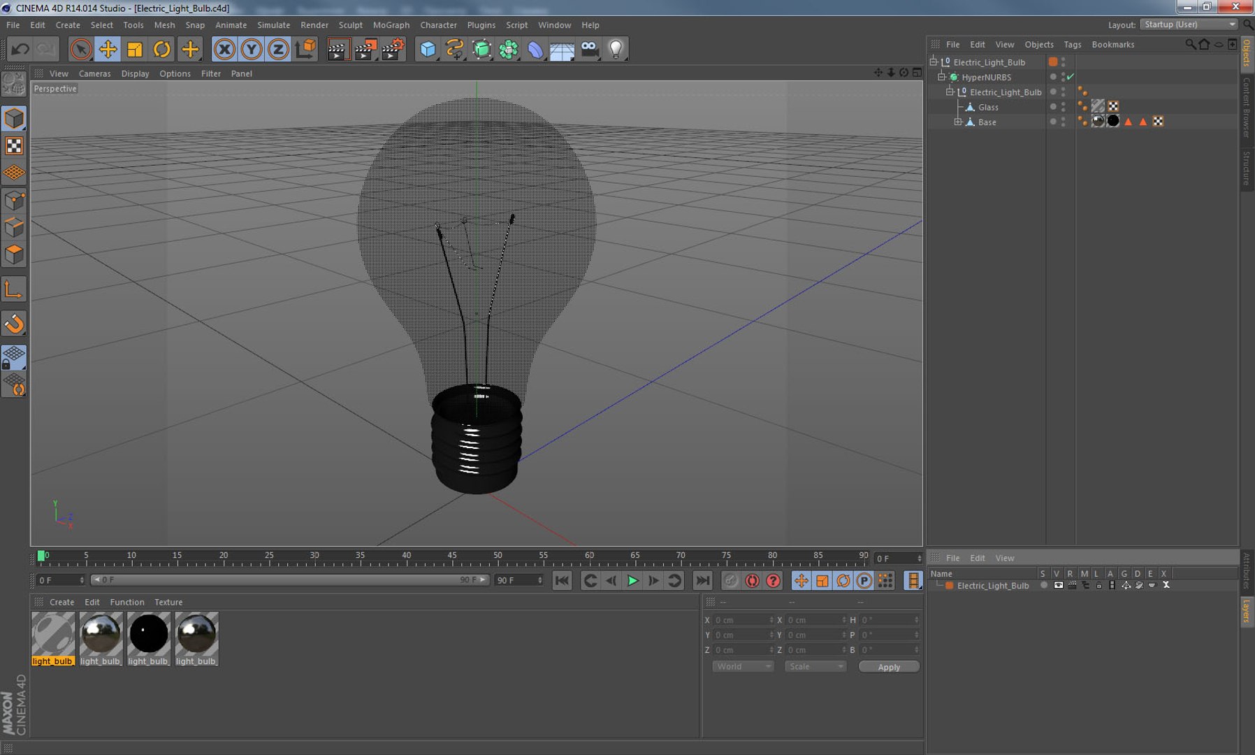 Electric Light Bulb 3D Model - TurboSquid 1279181