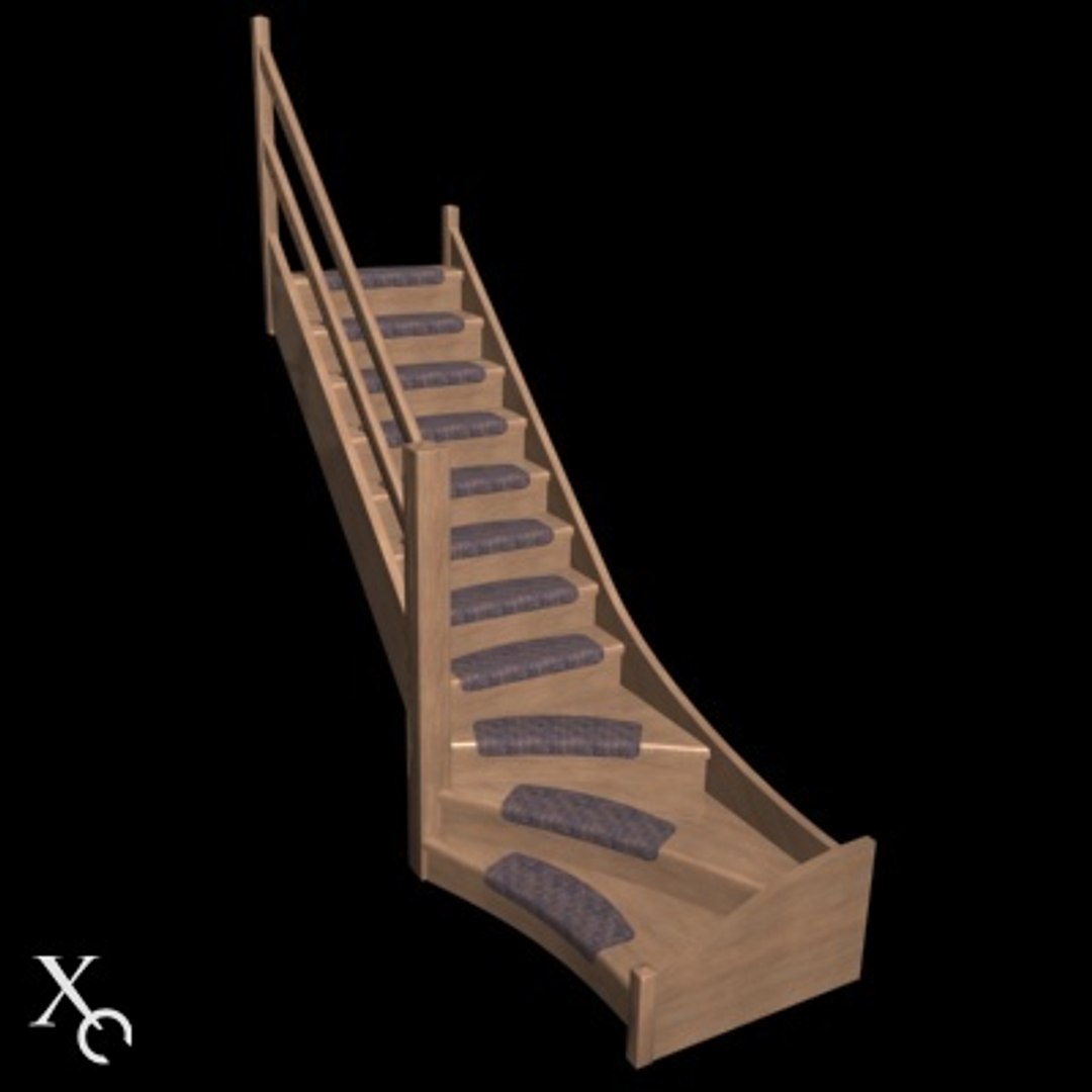 3ds max stairs stairway