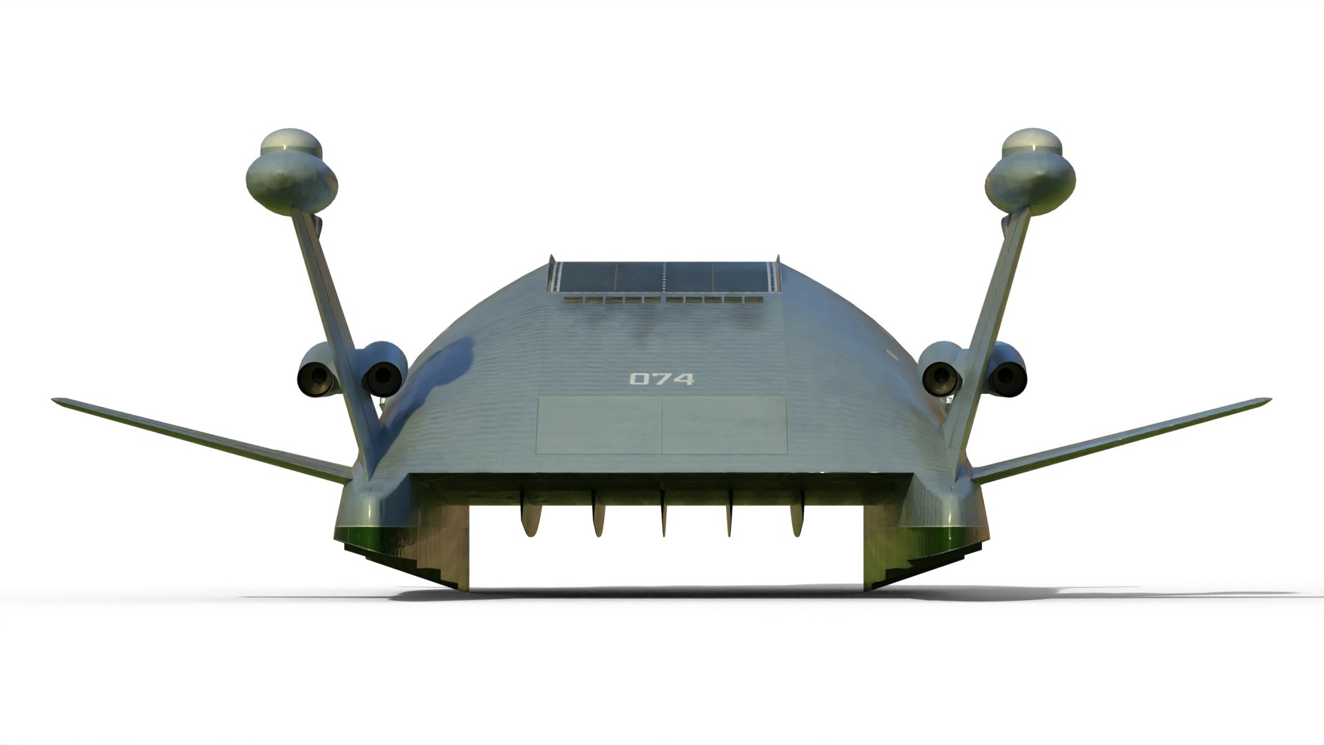 3D Model Bartini A-2500 WIG Aircraft Carrier - TurboSquid 2205515