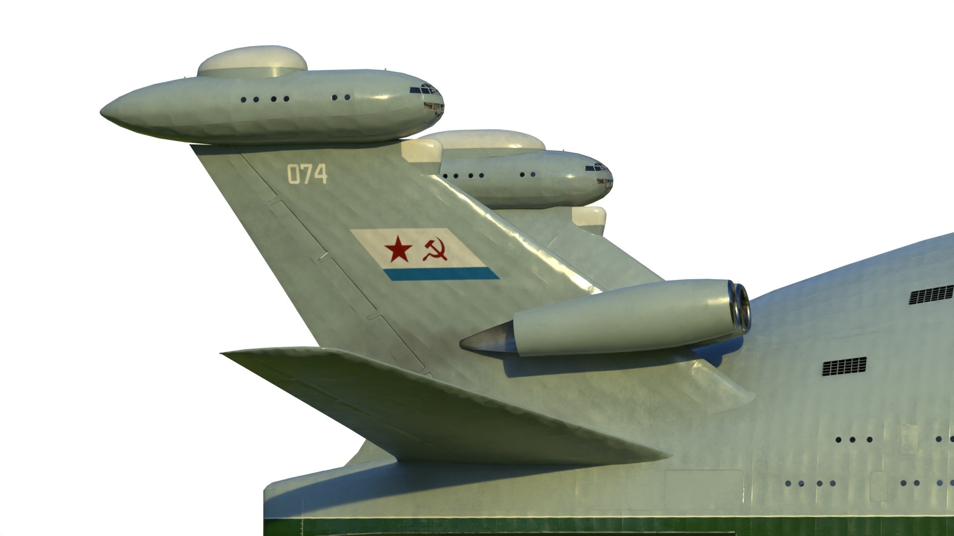 3D Model Bartini A-2500 WIG Aircraft Carrier - TurboSquid 2205515