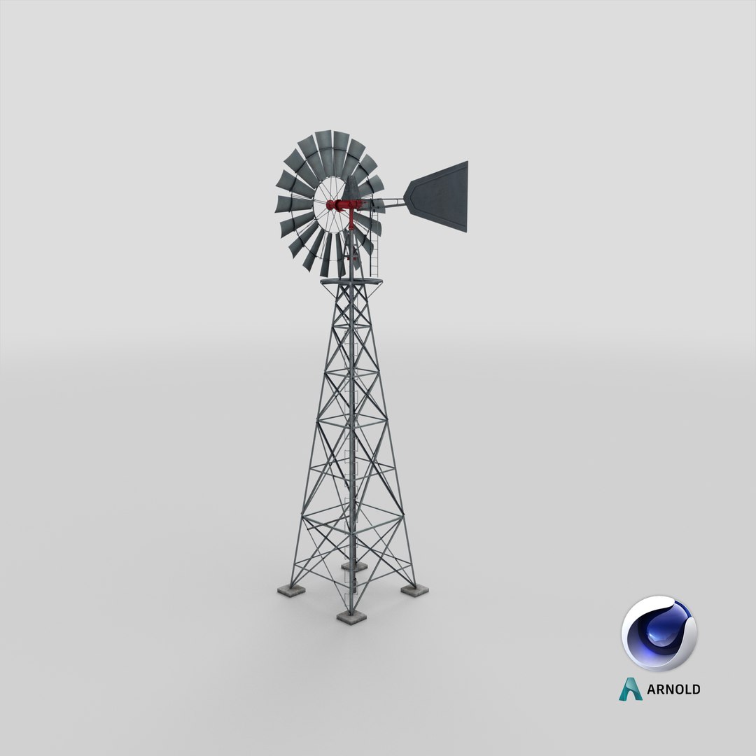 Windmill wind 3D model - TurboSquid 1237958