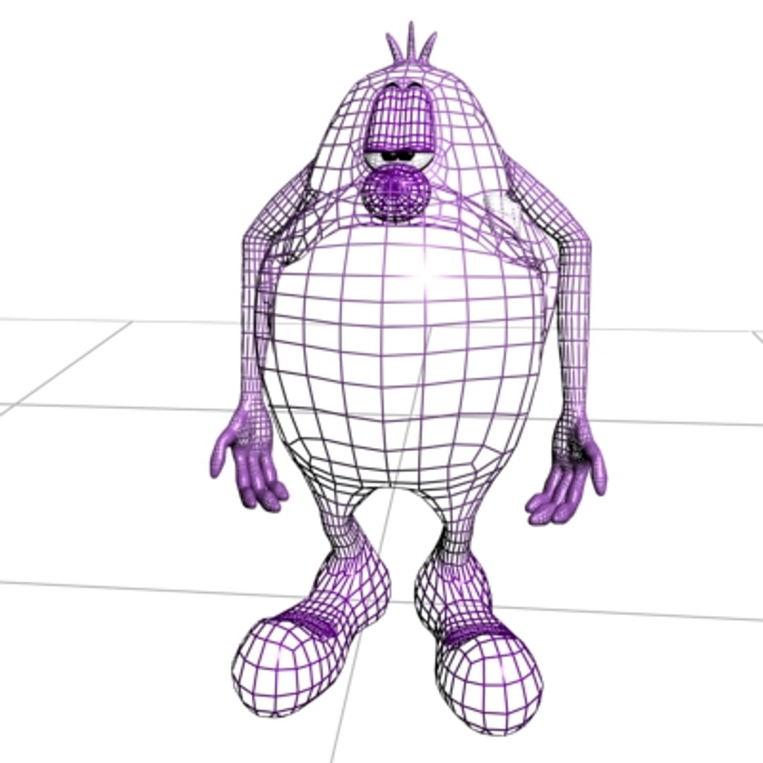 Al Monster Character Toon 3d Model