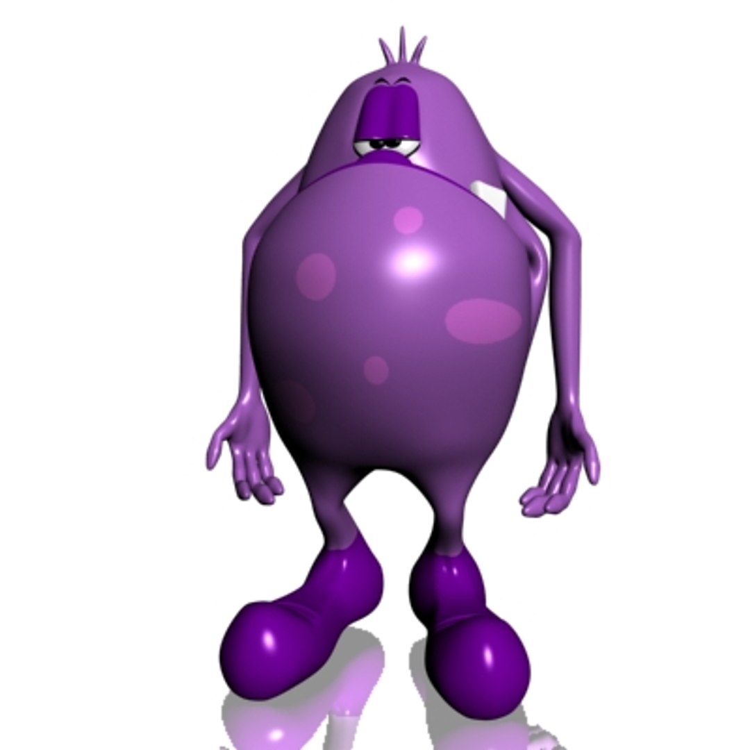 Al Monster Character Toon 3d Model