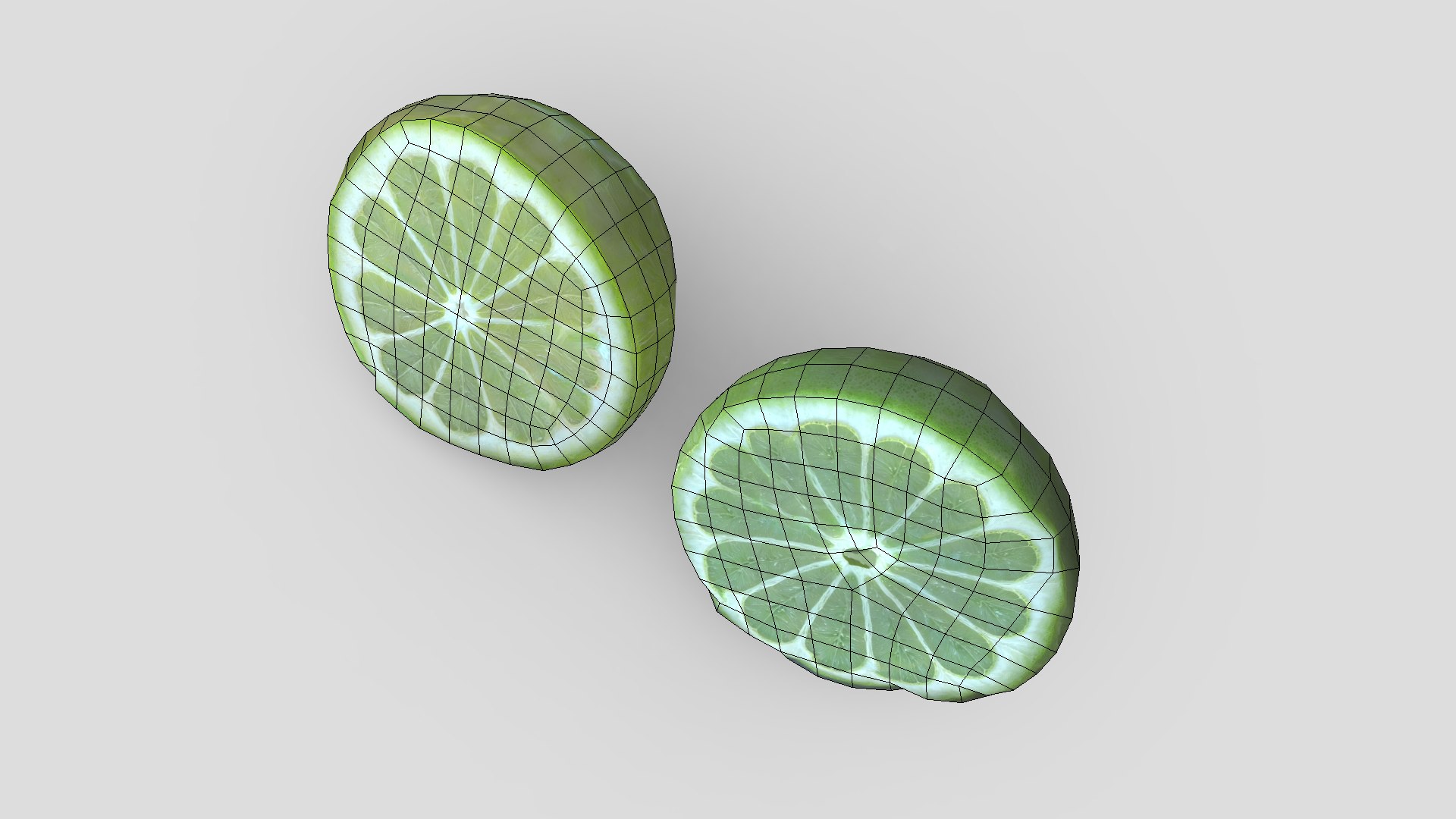 Slice Of Lime Model - TurboSquid 2255381