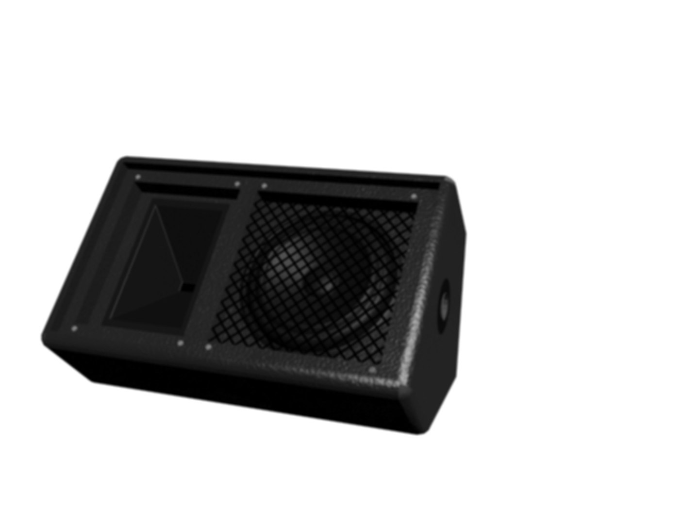 Stage Floor Monitor Speaker 3d Model