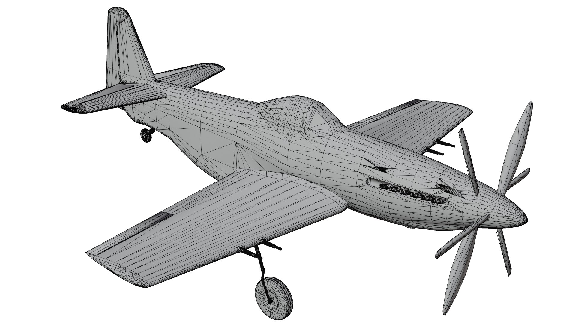 Martin Baker MB5 3D Model - TurboSquid 2297135