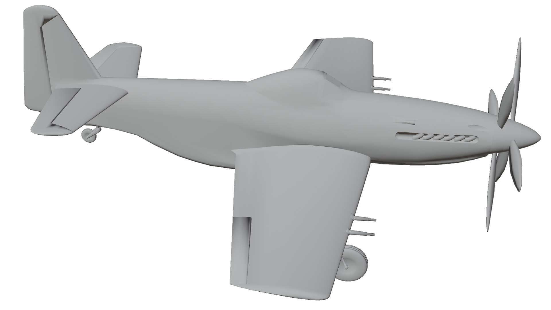 Martin Baker MB5 3D Model - TurboSquid 2297135
