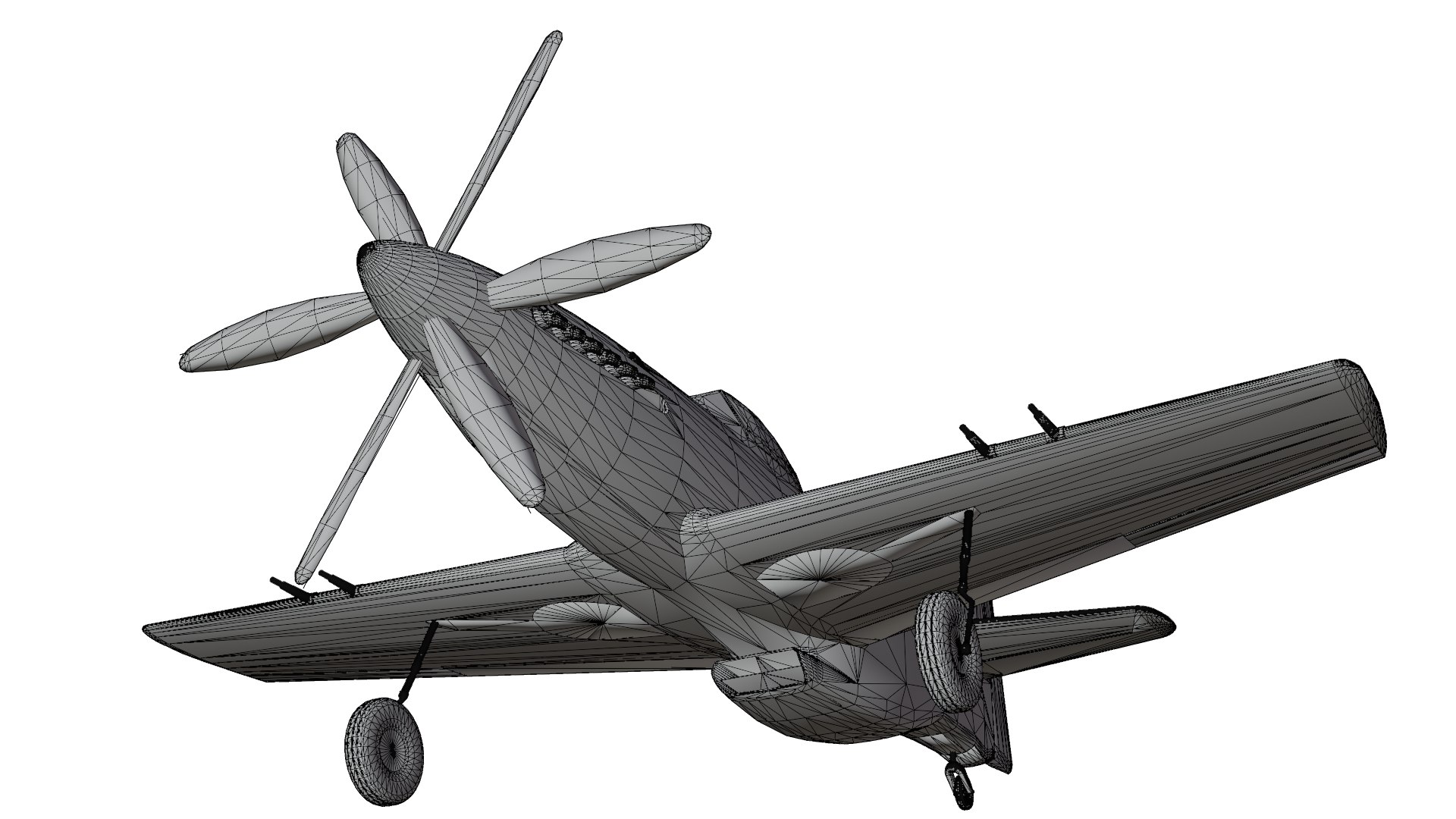 Martin Baker MB5 3D Model - TurboSquid 2297135