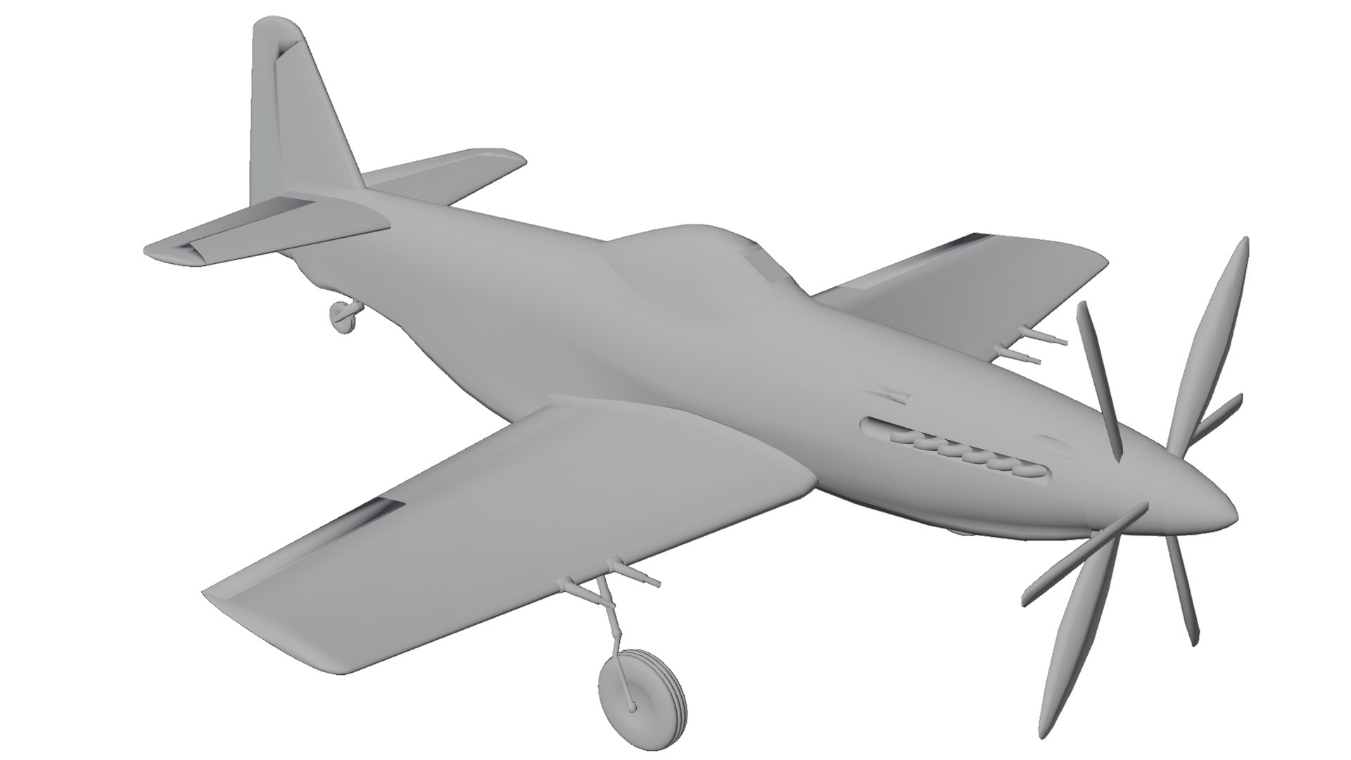 Martin Baker MB5 3D Model - TurboSquid 2297135