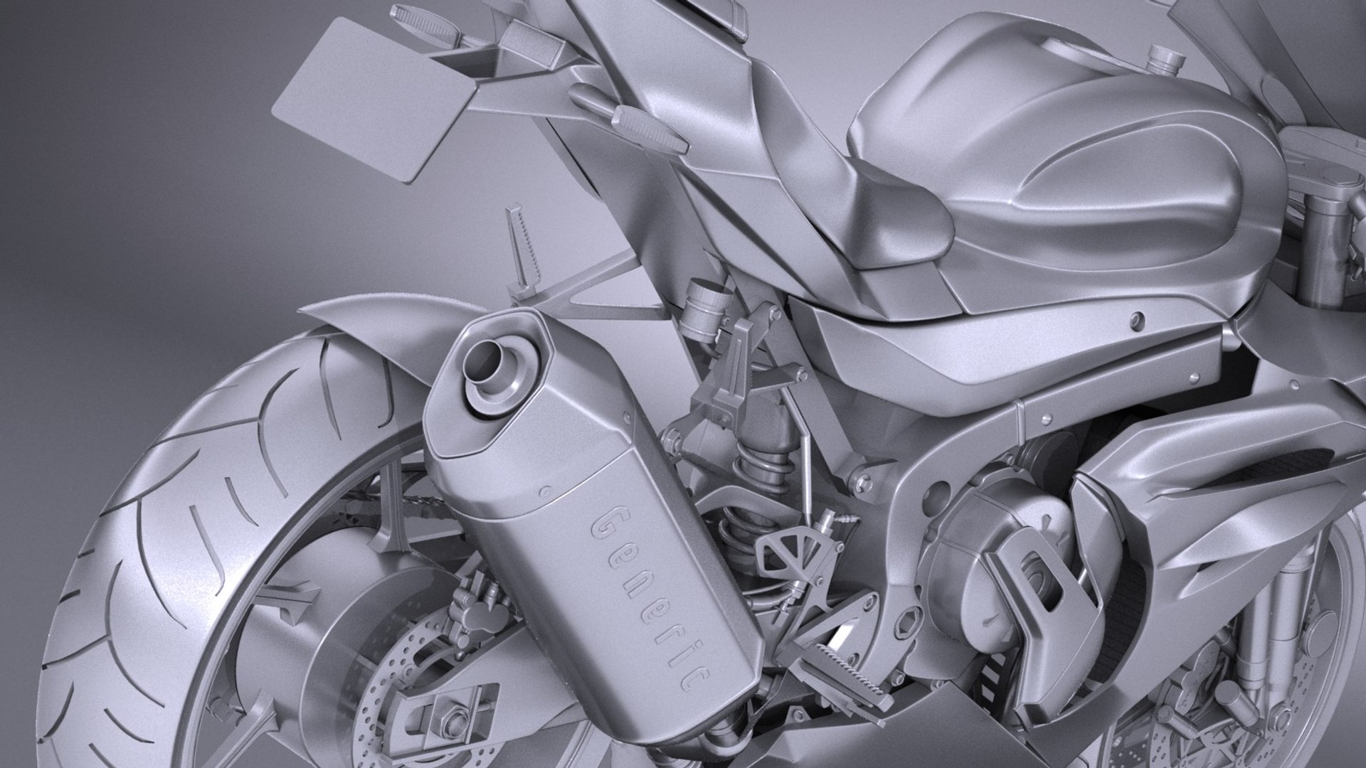 Generic Sport Bike 3ds