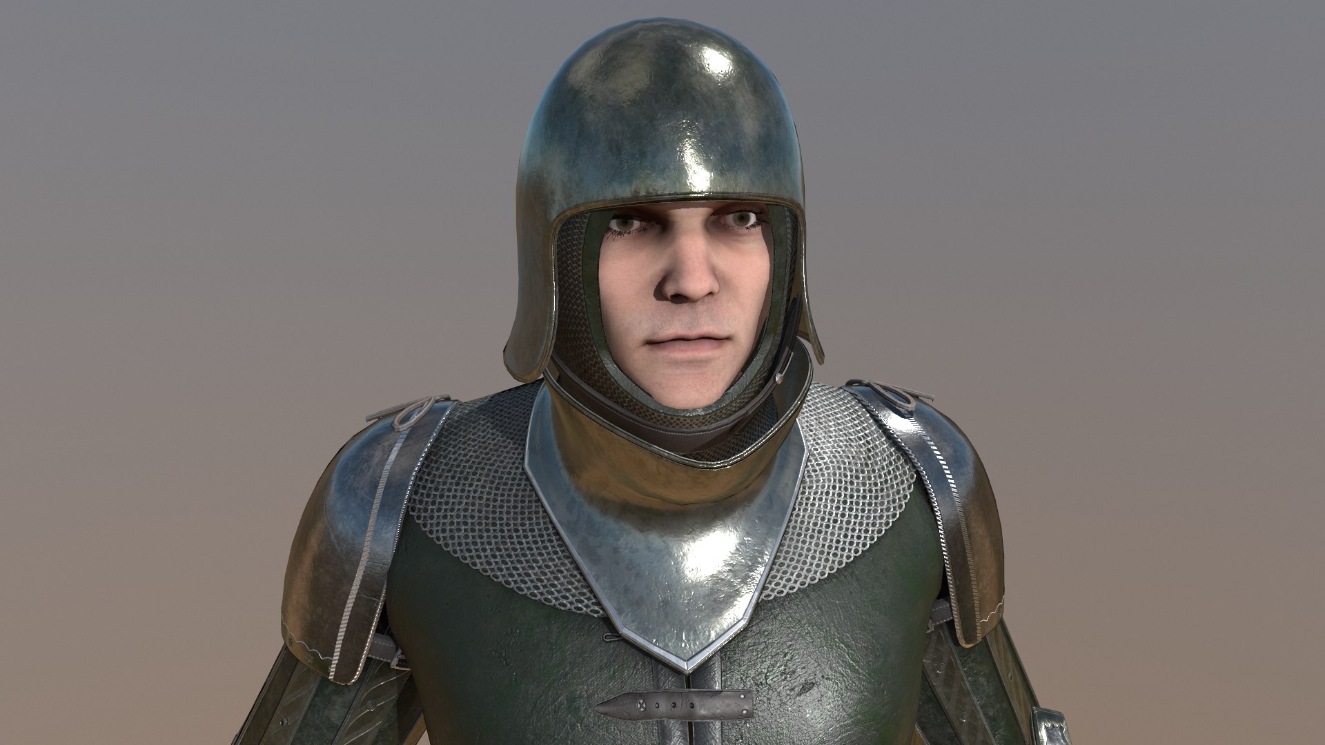 Knight Male Character 3D Model - TurboSquid 1666621