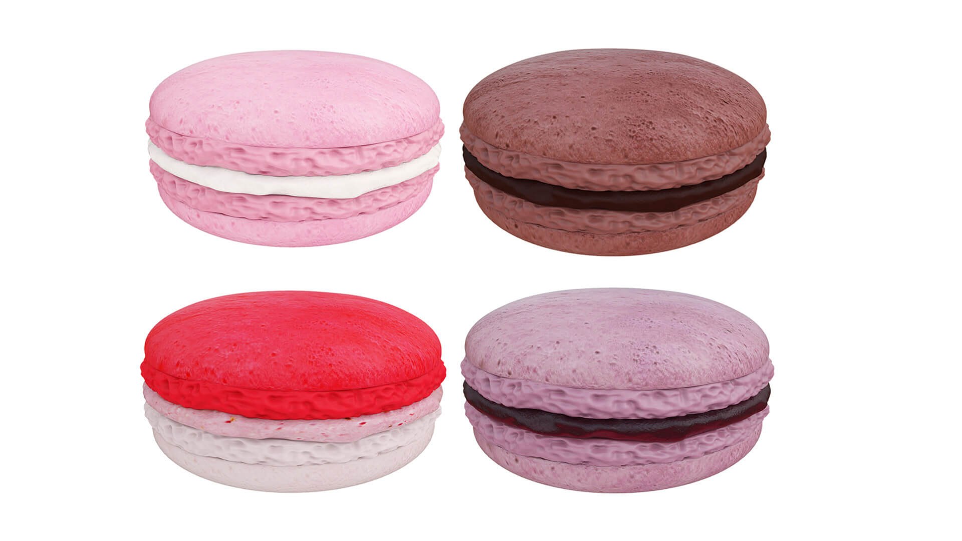 Macaroon Collection 3D - TurboSquid 2198821