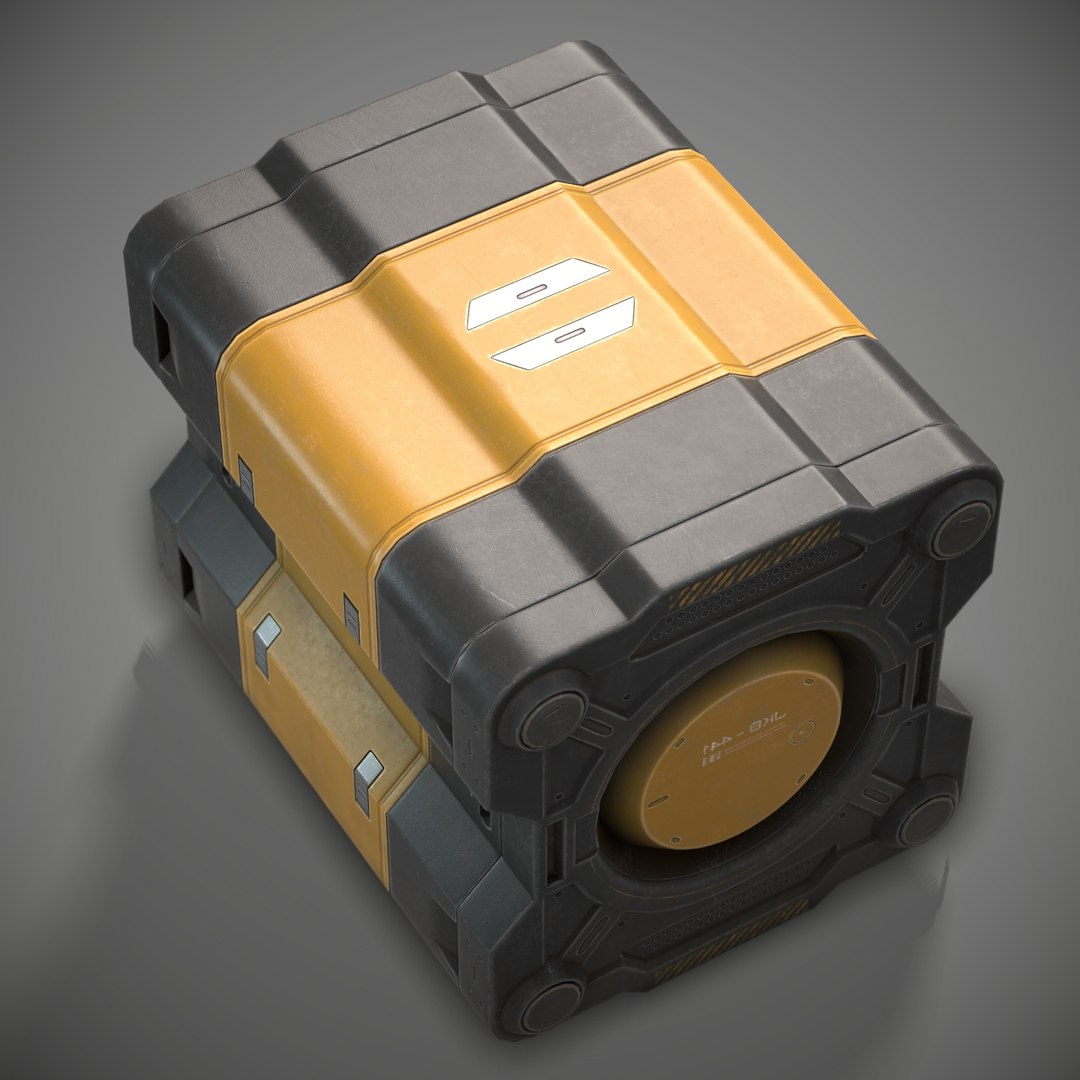 Crate pbr model - TurboSquid 1568103