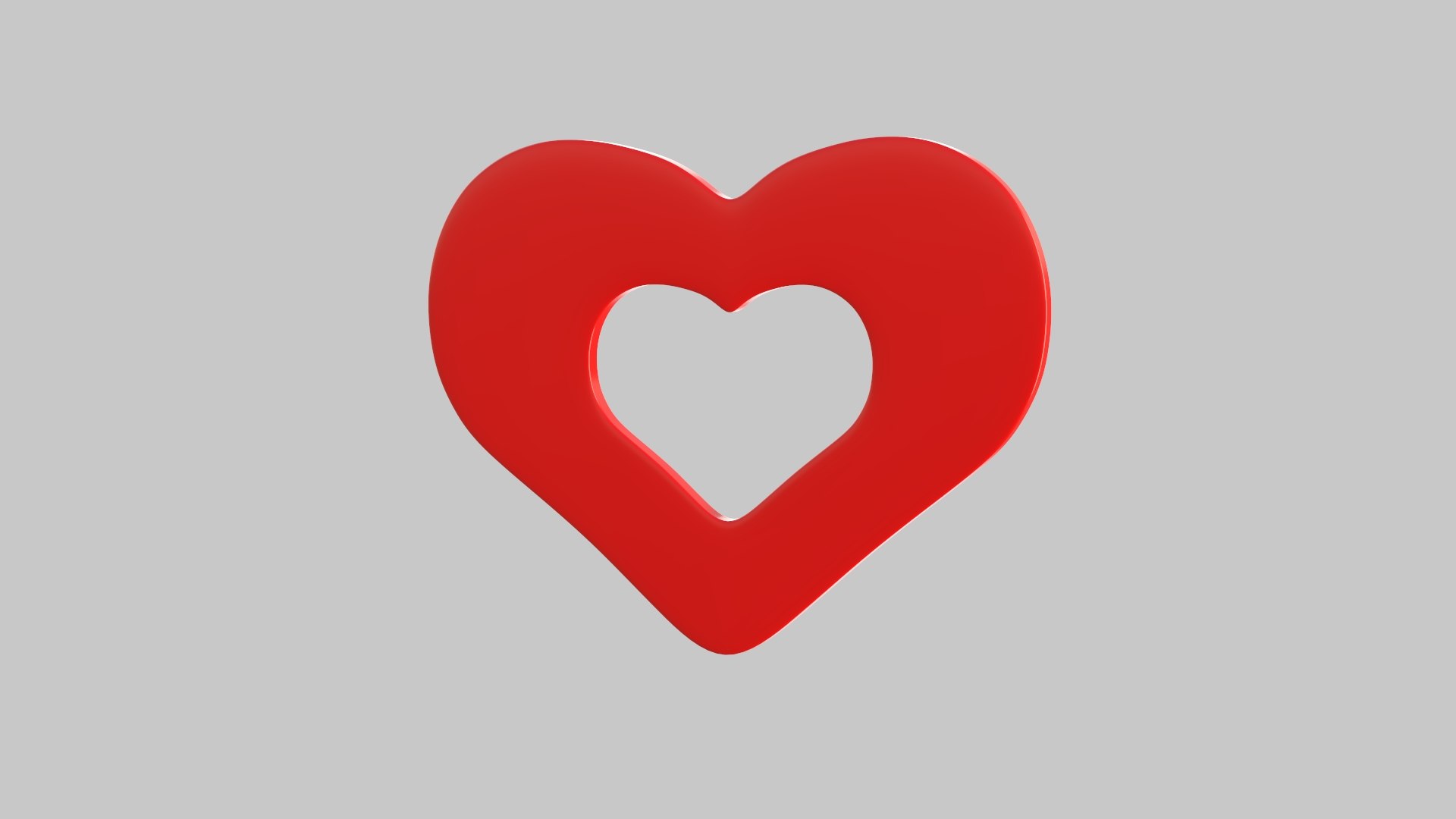 3D Heart Icon V 16 Model - TurboSquid 2380967