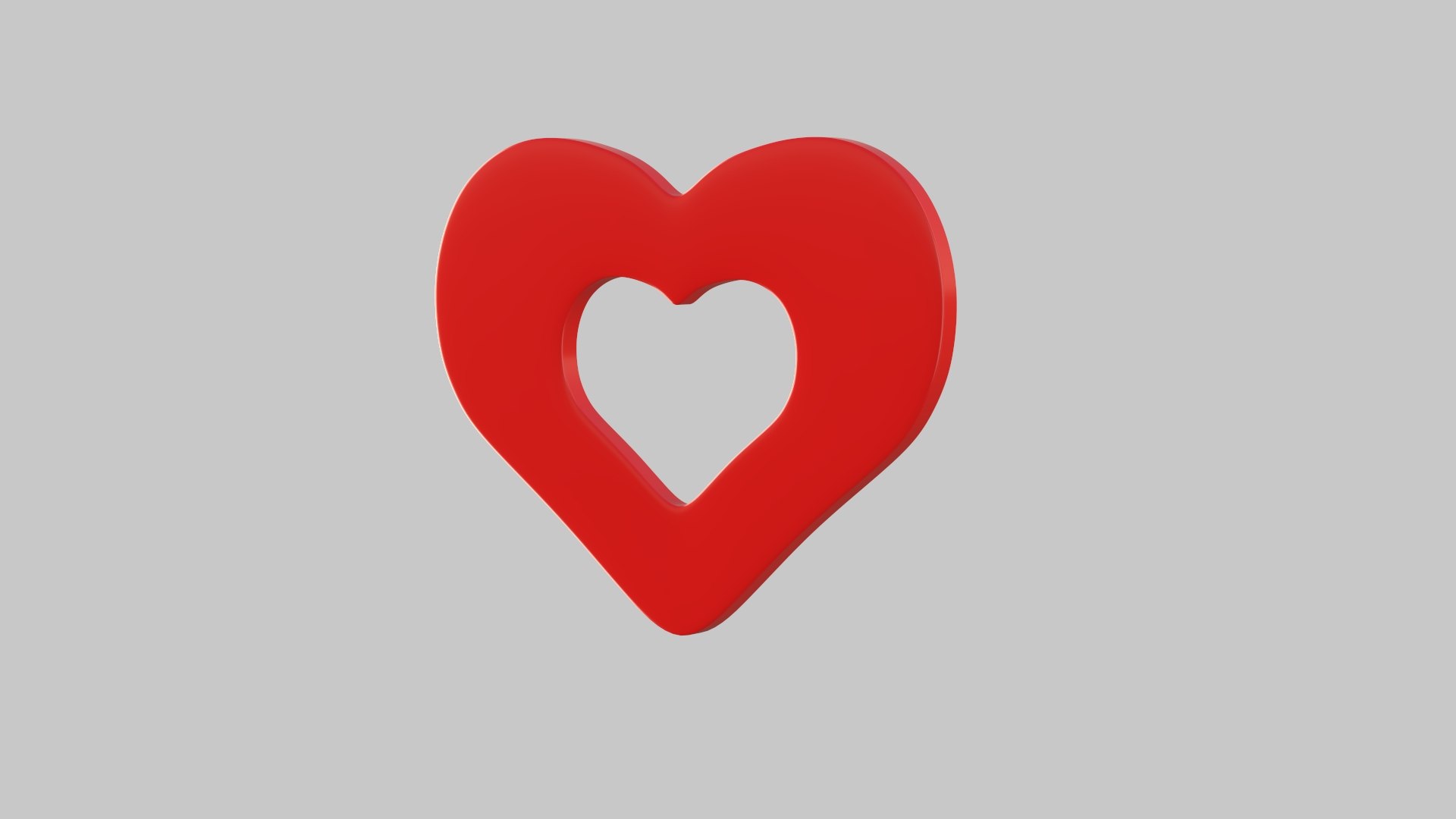 3D Heart Icon V 16 Model - TurboSquid 2380967