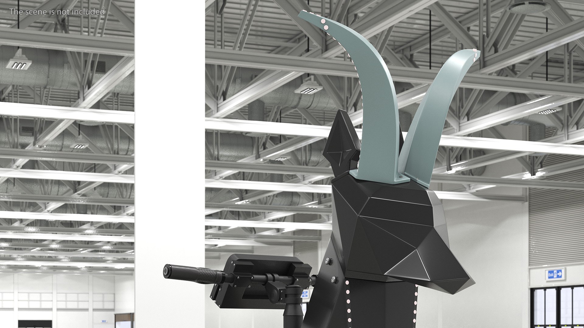 Black Ridable Goat Robot Rigged For Cinema 4D Model - TurboSquid 2233016