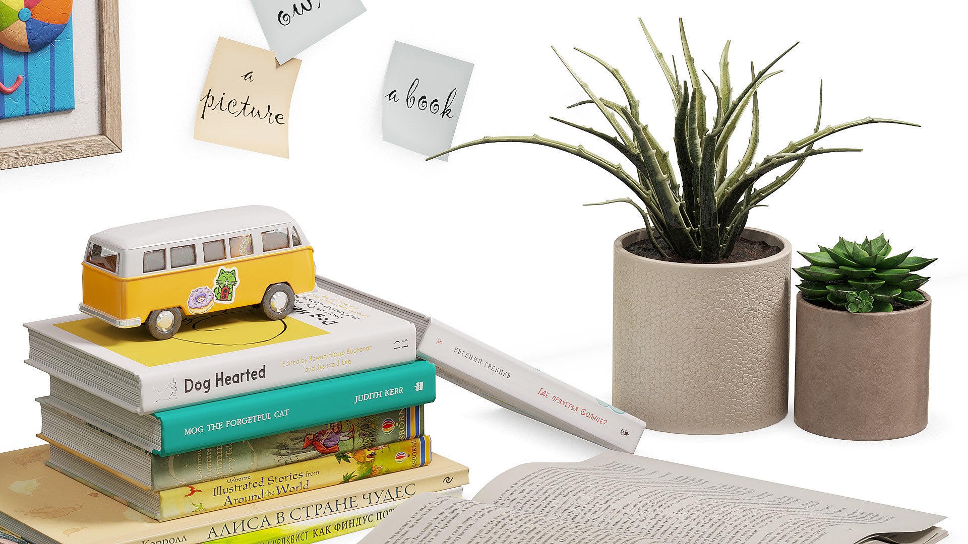 3D Decor Set English Lesson - TurboSquid 2135985