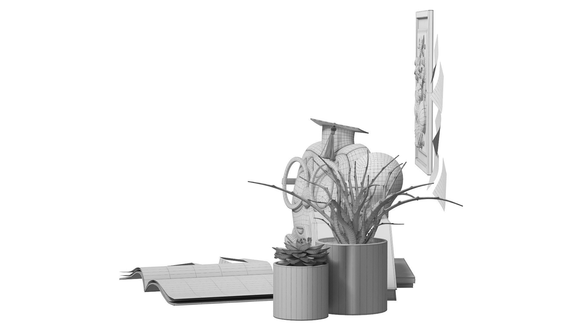 3D Decor Set English Lesson - TurboSquid 2135985