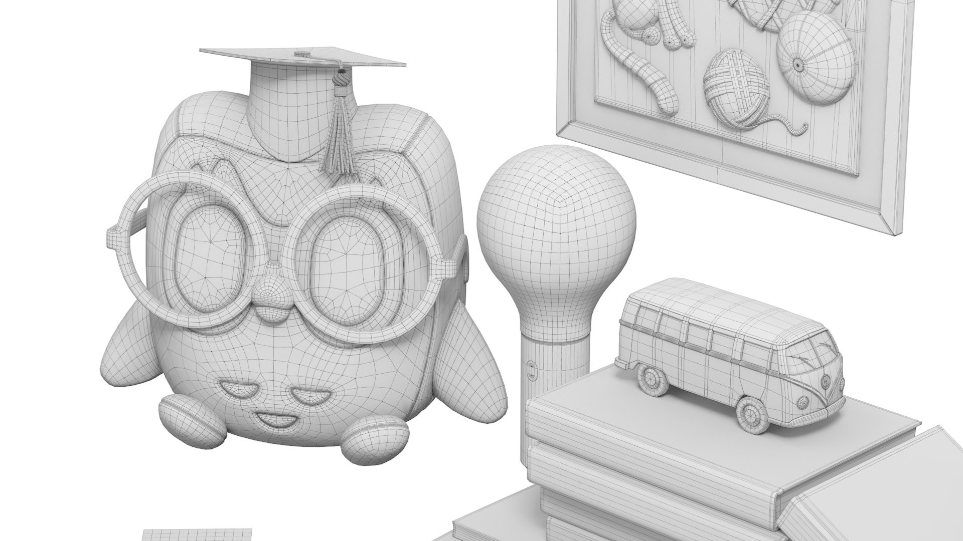 3D Decor Set English Lesson - TurboSquid 2135985