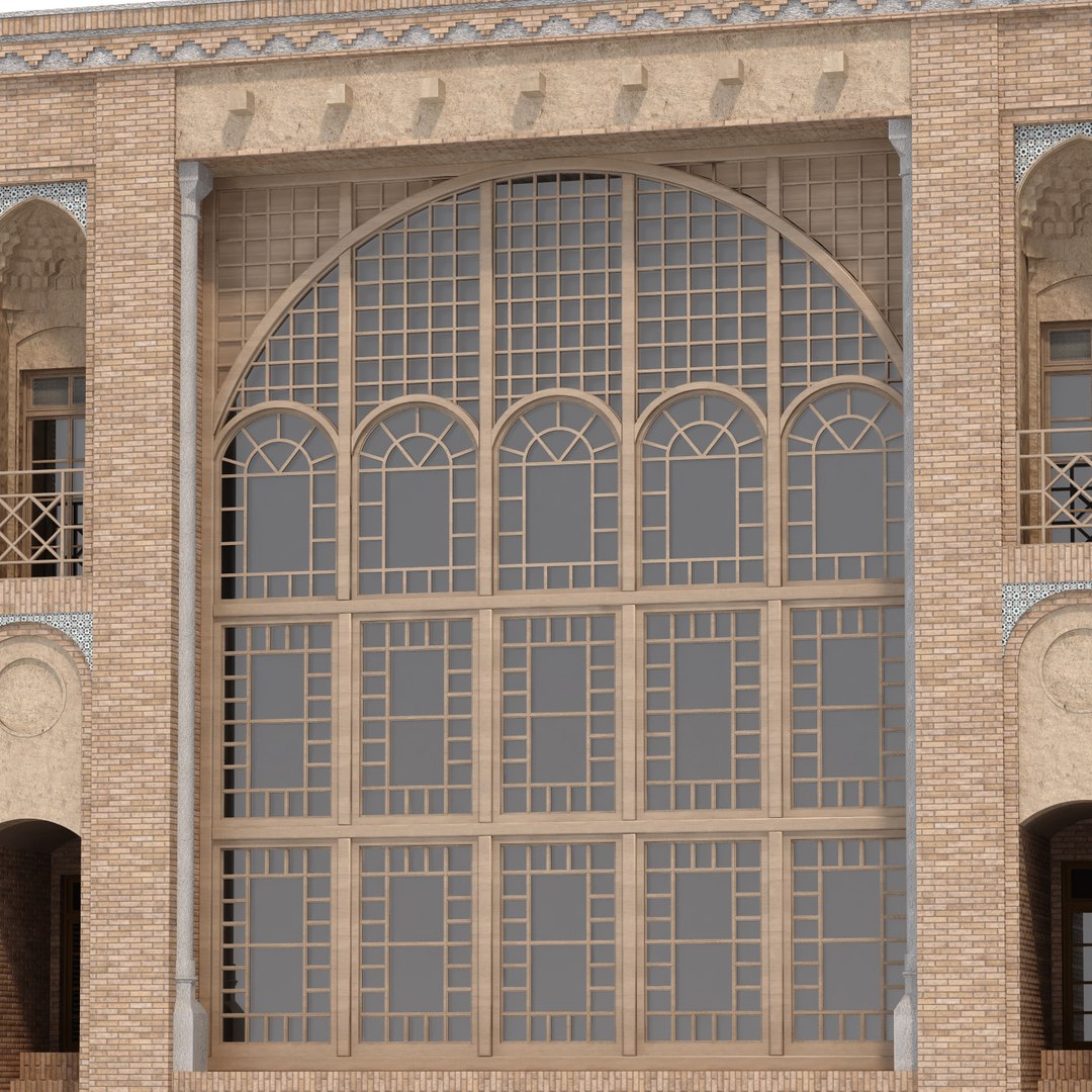 3D Arabic-Turkish-Persian Mansion 3D Model Of Qajar House Set 509 3D ...