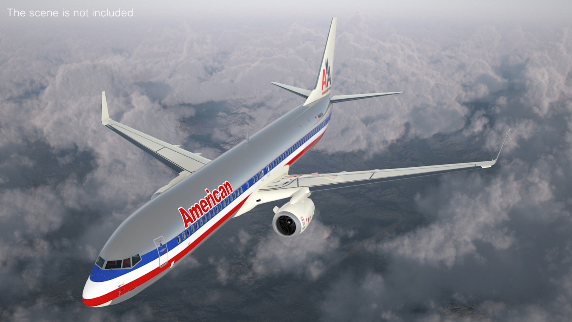 American Airlines Boeing 737-900 With Interior Rigged 3D - TurboSquid ...