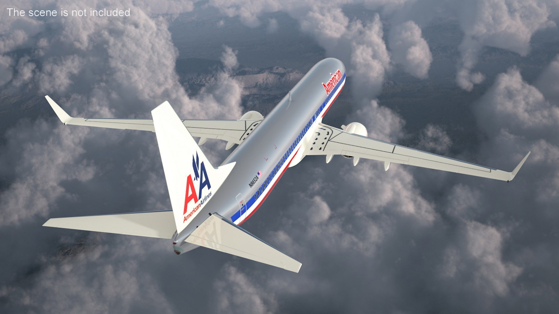 American Airlines Boeing 737-900 With Interior Rigged 3D - TurboSquid ...
