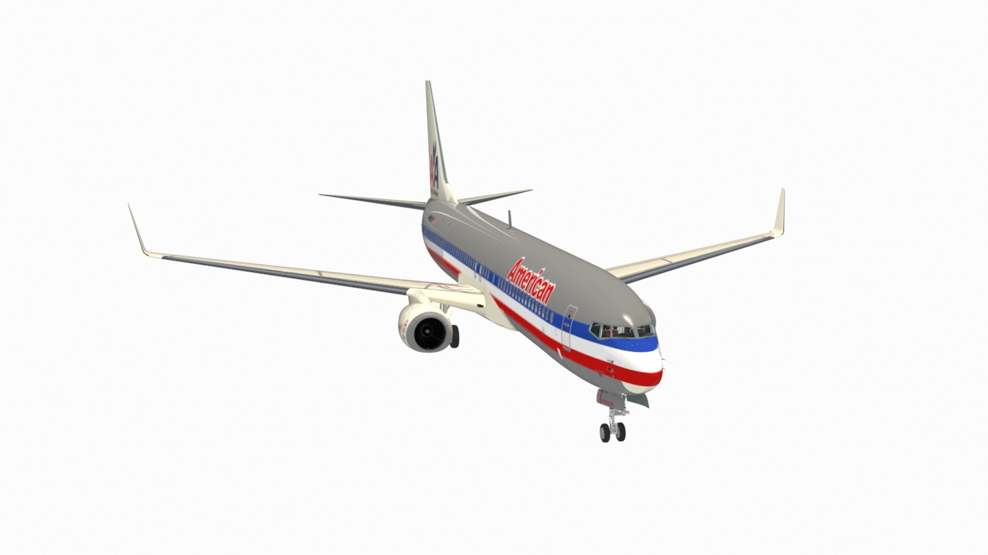 American Airlines Boeing 737-900 With Interior Rigged 3D - TurboSquid ...