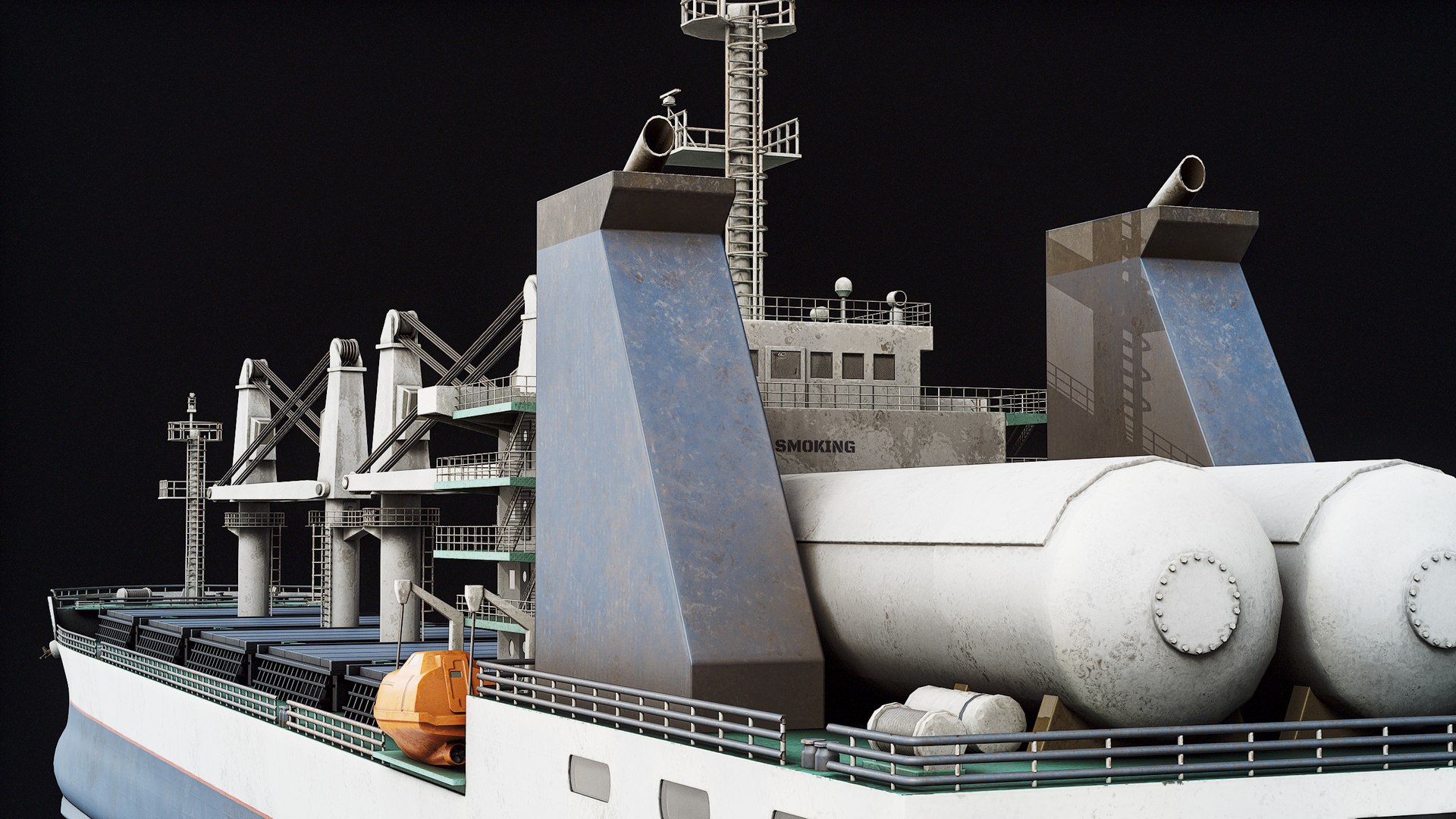 Oil Tanker Zero Emission Vessel Concept PBR 3D model - TurboSquid 2142818