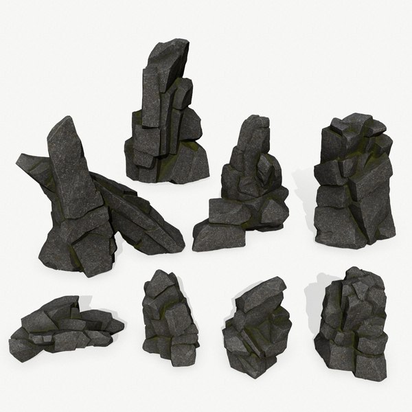 modelo 3d cliff rocks - TurboSquid 1983176