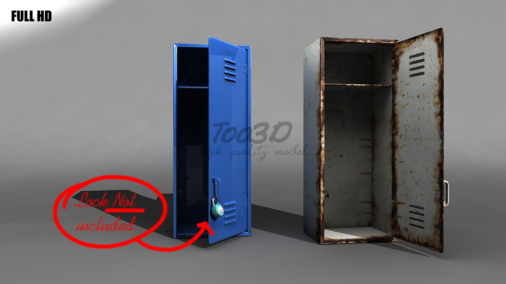 Locker Lock 3d Max