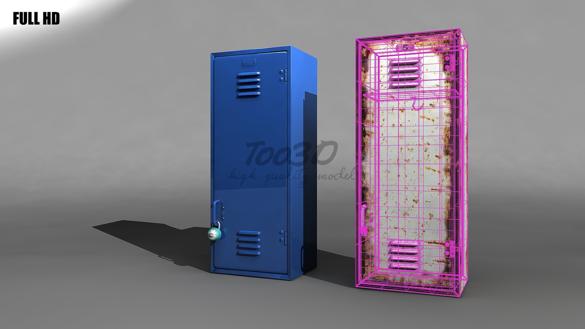 Locker Lock 3d Max