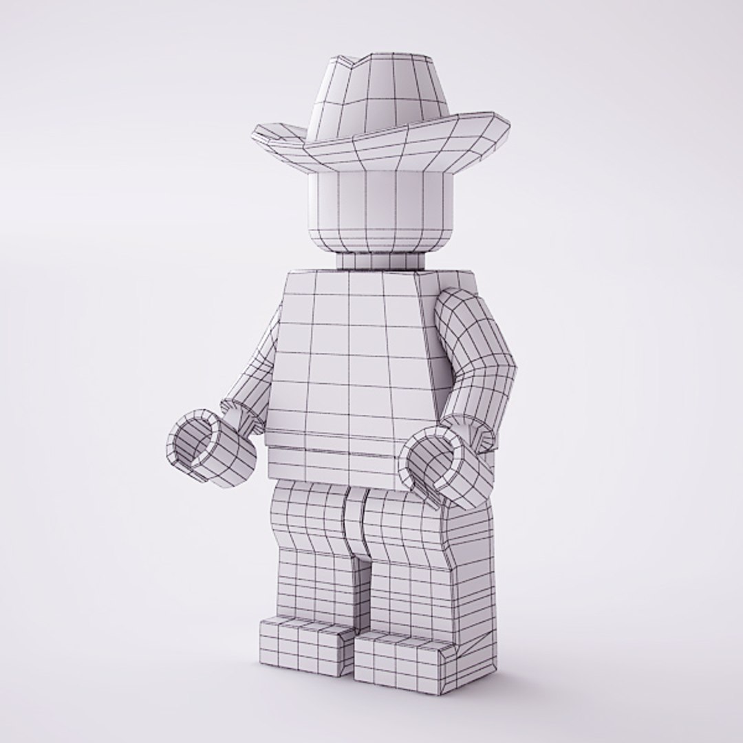 3d Model Rigged Lego Minifig