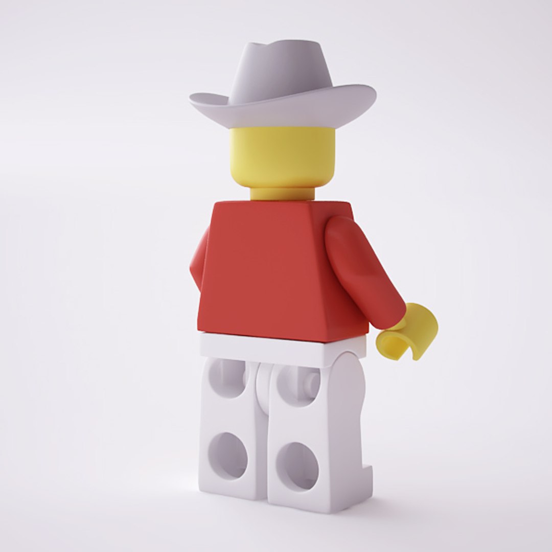 3d Model Rigged Lego Minifig