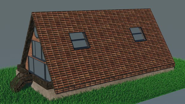 3D a-frame house cabin model - TurboSquid 1696185