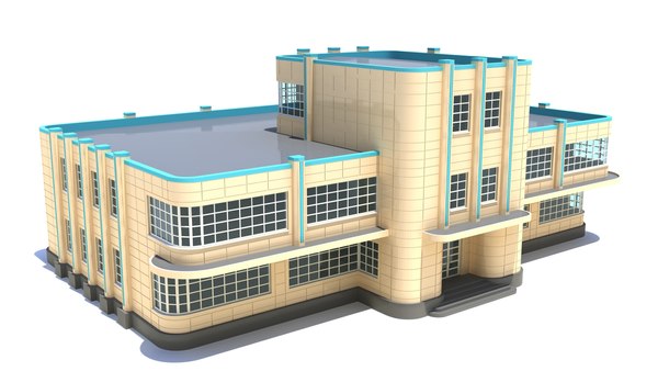 Contemporary Office building 3D model - TurboSquid 1823995