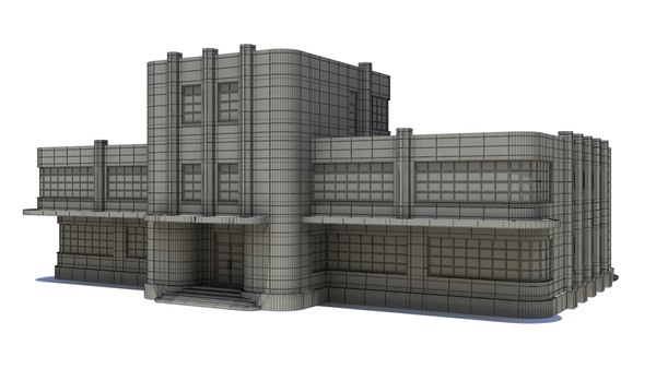 Contemporary Office building 3D model - TurboSquid 1823995