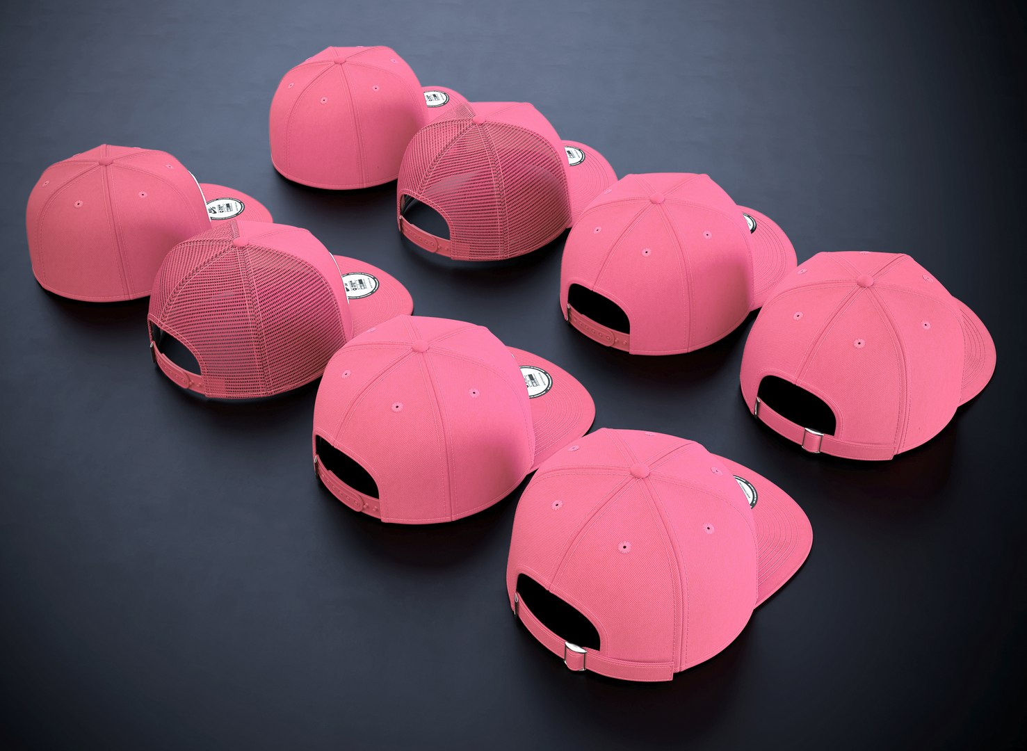 Baseball Cap Pink 3d Model Turbosquid 2037788