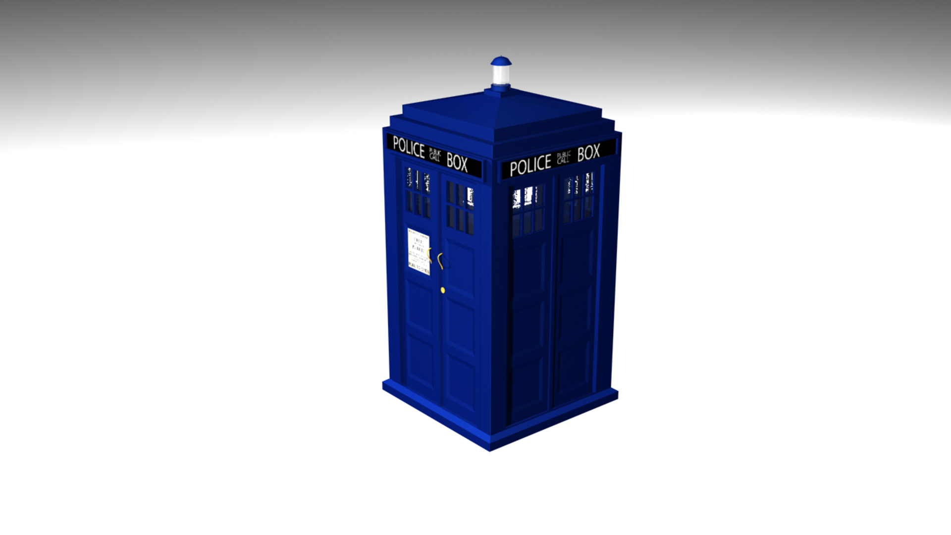 3d tardis model