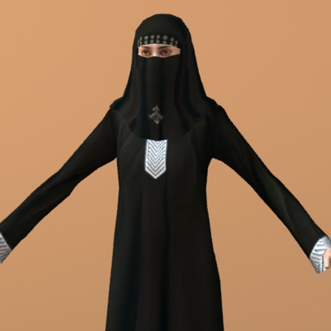 3d Arab Woman Character Model