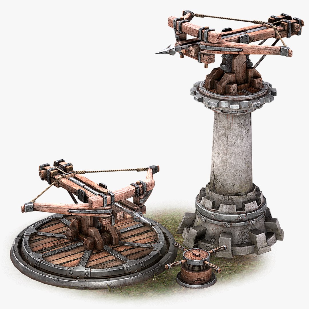 Ballista Tower Pack 3D model - TurboSquid 1789197