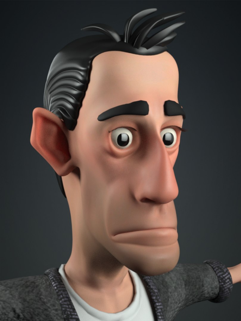 Cartoon Rigged Man-joey Character 3D Model 3D - TurboSquid 2170841